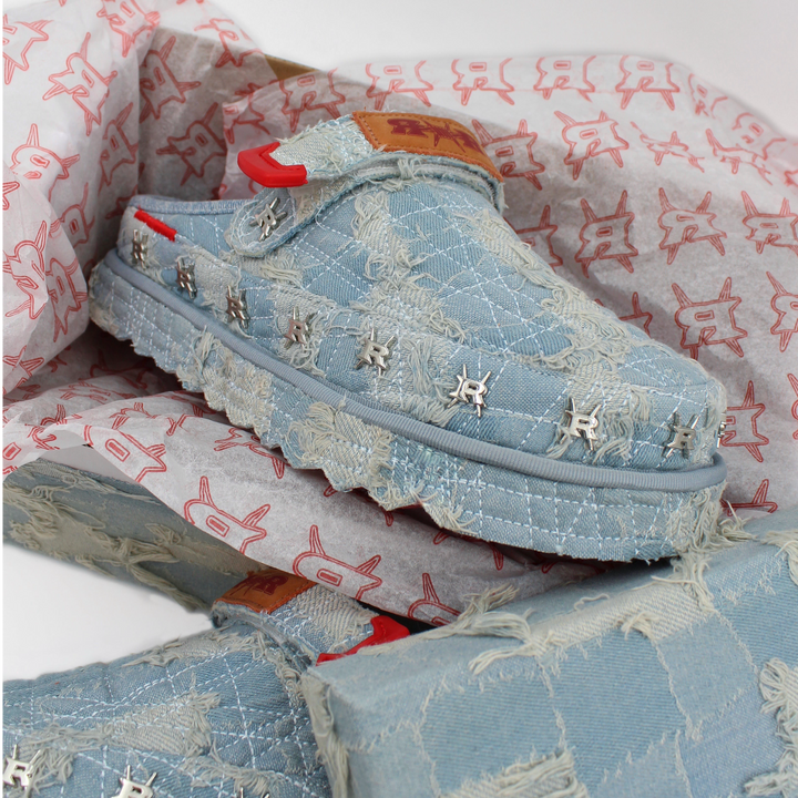 Boro Denim Mule – REDRUM